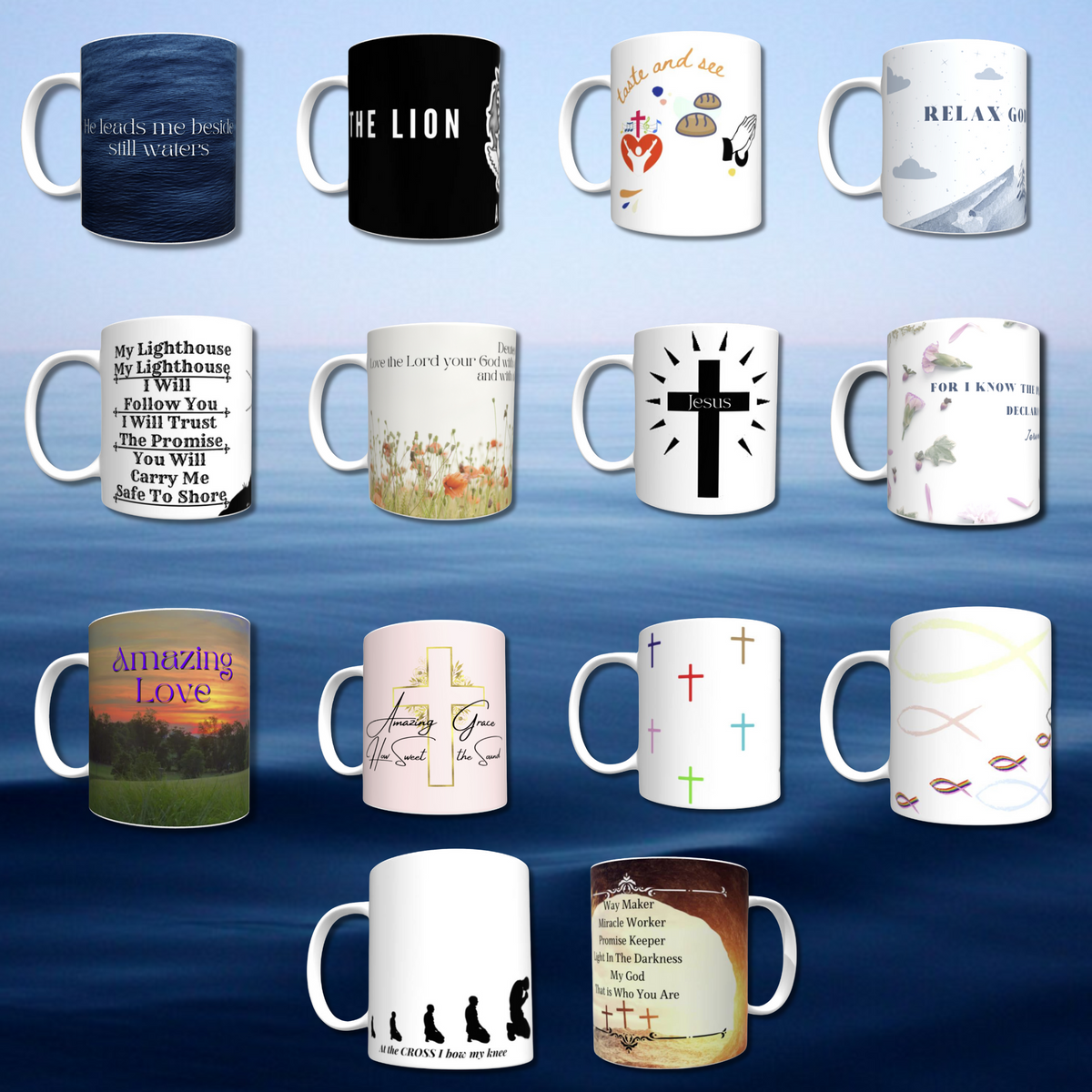 Christian Mugs | Mugs with Scripture | Still Waters Jewellery